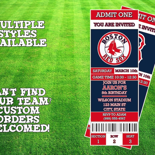 Red Sox - Etsy