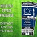 Penn State Ticket Invitation - Etsy