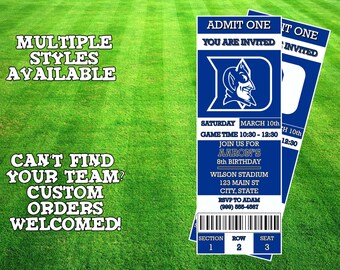 Georgia Bulldogs Ticket Invitation | Etsy