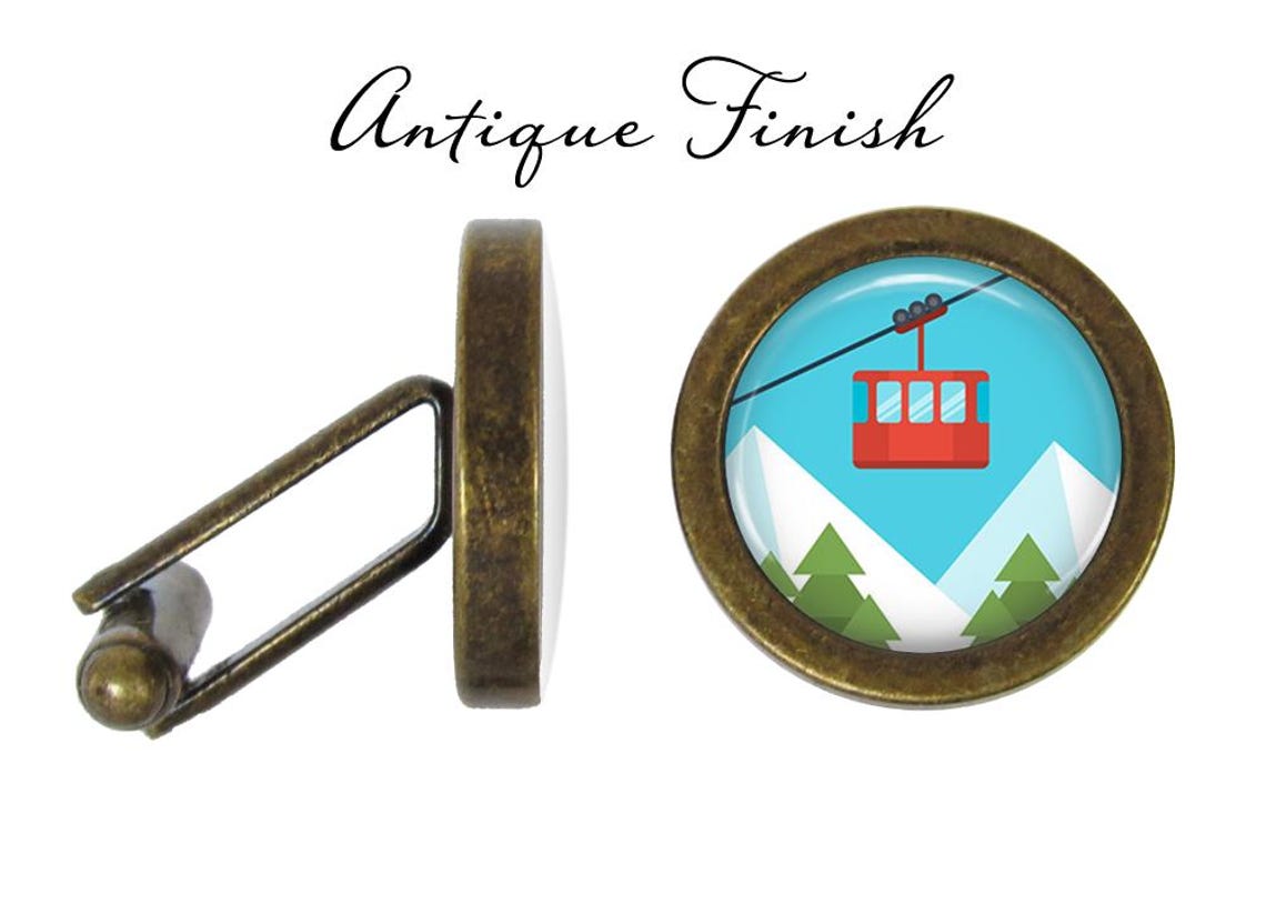 Aerial Tram Cufflinks Cable Car Cuff Links Tramway Cufflink (lifetime ...