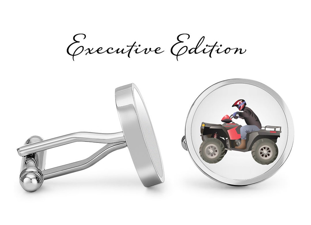 ATV Cufflinks - Quad Cuff Links - 4 Wheel Cufflinks - 4x4 Cufflinks ...