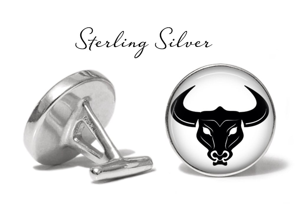 Bull Cufflinks Bulls Cuff Links Bull Horns Cufflink Lifetime | Etsy