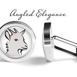 Goat Cufflinks Goats Cuff Links (lifetime Guarantee) S1652 - Etsy