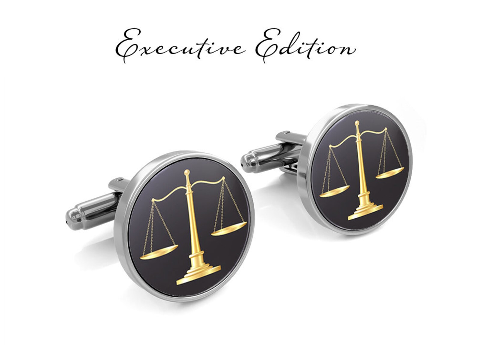 Scales of Justice Cufflinks Lawyer Judge Cuff Links (lifetime Guarantee ...