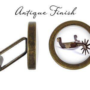 Spurs Cufflinks - Boot Spur Cufflinks - Western Cufflinks - Cowboy Cuff ...