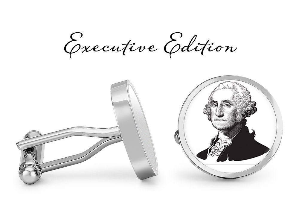 George Washington Cufflinks Presidente Washington Cuff Links | Etsy