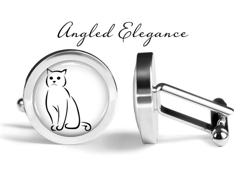 Cat Cufflinks Cats Cuff Links (lifetime Guarantee) S1957 - Etsy