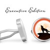 Snow Leopard Tie Clip Snow Leopard Tie Bar Big Cat Tie Bar Cufflinks ...