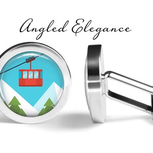 Aerial Tram Cufflinks Cable Car Cuff Links Tramway Cufflink (lifetime ...