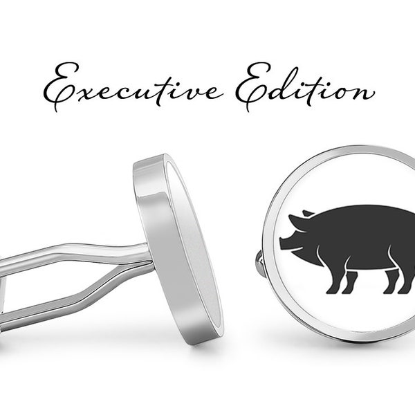 Pig Cufflinks - Etsy Canada