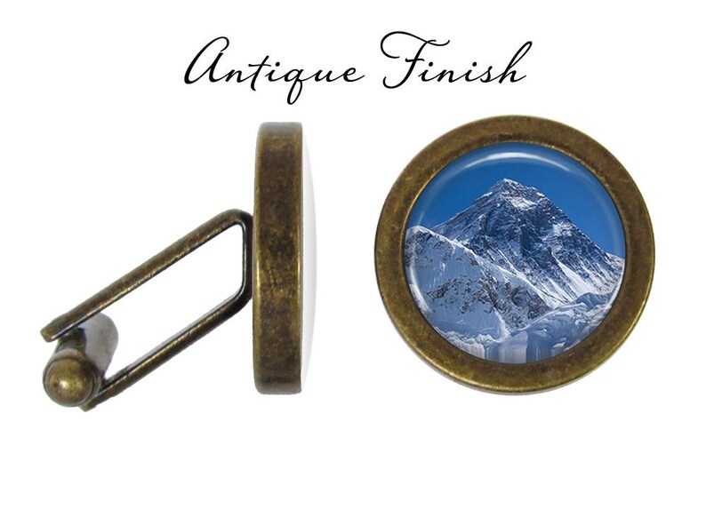 Mount Everest Cufflinks Everest Mountain Climbing Cuff Links ...
