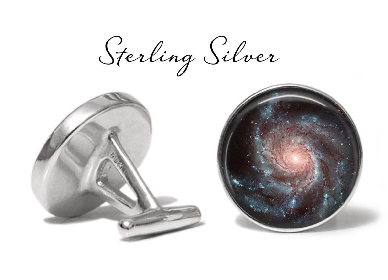 Galaxy Cufflinks Outer Space Cufflinks Astronomy Cuff - Etsy