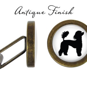 Poodle Cufflinks Poodle Dog Cuff Links - Poodles Cufflink (pair ...