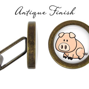 Pig Cufflinks Pigs Cuff Links Farm Cufflink (lifetime Guarantee) S1780 ...