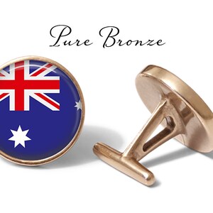 Australia Cufflinks Australian Flag Cuff Links Lifetime | Etsy