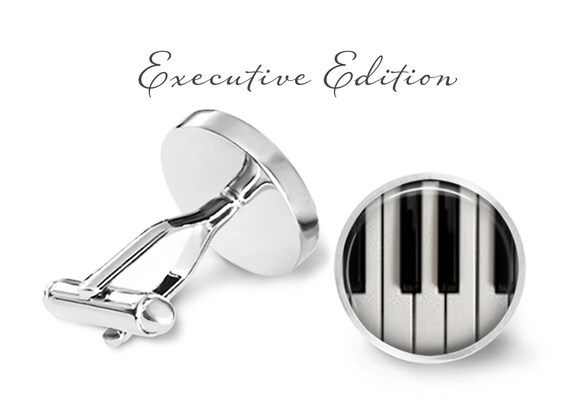 Piano Key Cufflinks Piano Cufflinks Pianist Cuff Links | Etsy