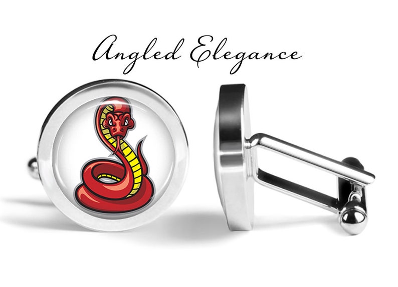 Snake Cufflinks Snakes Cuff Links lifetime Guarantee S2089 - Etsy