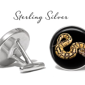 Python Cufflinks - Snake Cuff Links - Big Snake Cufflink (pair) Lifetime Guarantee (S1146) - Etsy