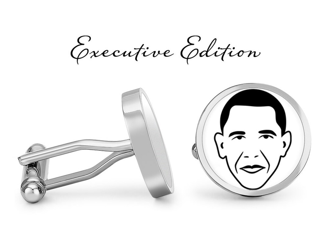 Barack Obama Cufflinks President Obama Cuff Links (lifetime Guarantee ...