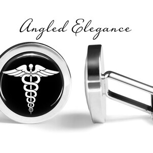 Medical Medici Cufflinks - Doctor Cuff Links - MD Cufflink - Medical ...