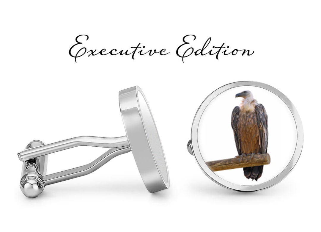 Vulture Cufflinks - Birds of Prey - Scavenger - Bird Cuff Links (pair ...