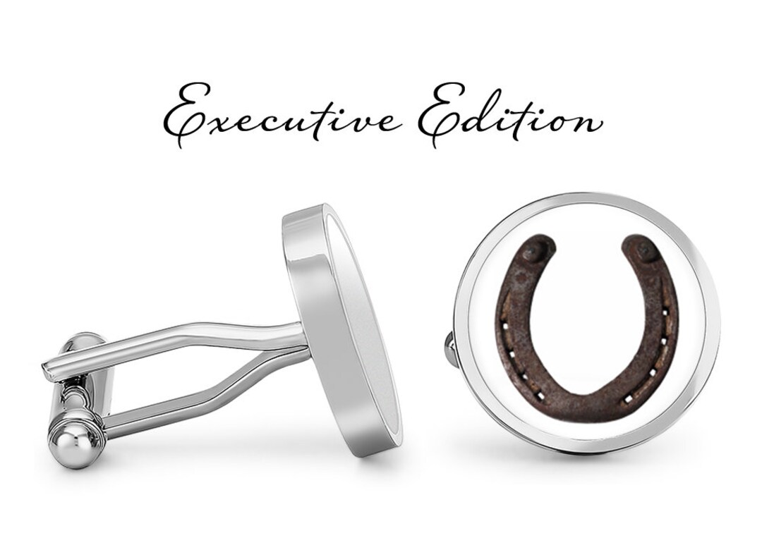 Horseshoe Cufflinks - Horse Cufflinks - Western Cufflinks - Lucky ...