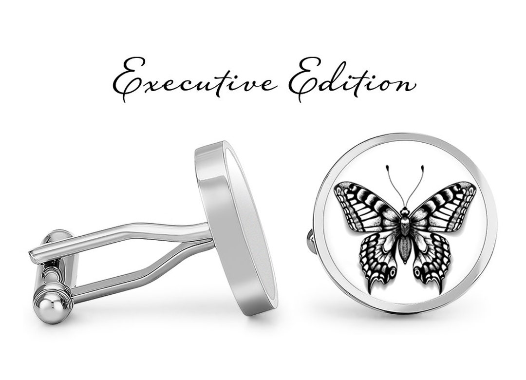Butterfly Cufflinks Butterflies Cuff Links (lifetime Guarantee) S2045 ...
