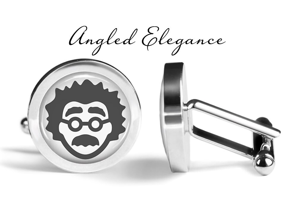 Albert Einstein Cufflinks - Einstein Cuff Links - Scientist Cufflink ...