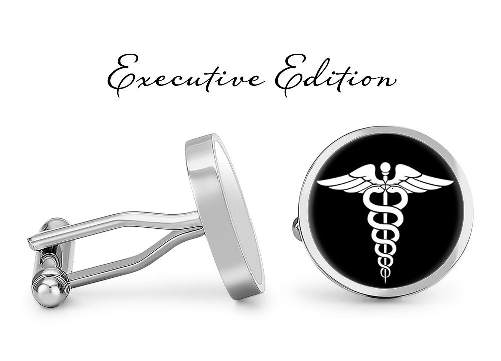 Medical Medici Cufflinks - Doctor Cuff Links - MD Cufflink - Medical ...