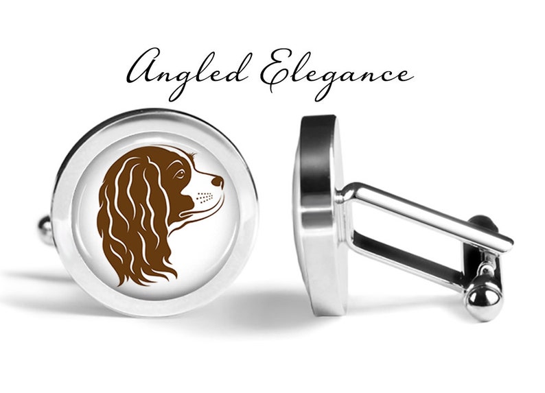 Cavalier King Charles Spaniel Cufflinks Cavalier King Cuff - Etsy