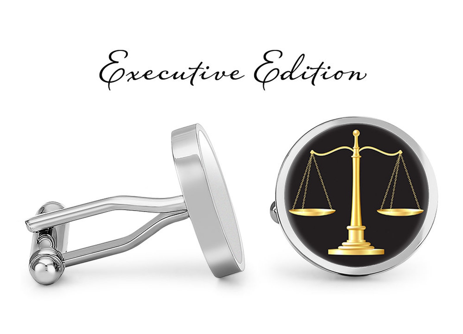 Scales of Justice Cufflinks Lawyer Judge Cuff Links lifetime | Etsy