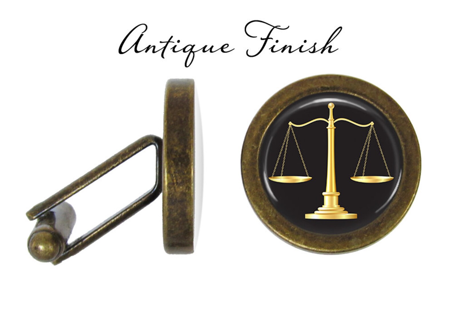 Scales of Justice Cufflinks Lawyer Judge Cuff Links (lifetime Guarantee ...