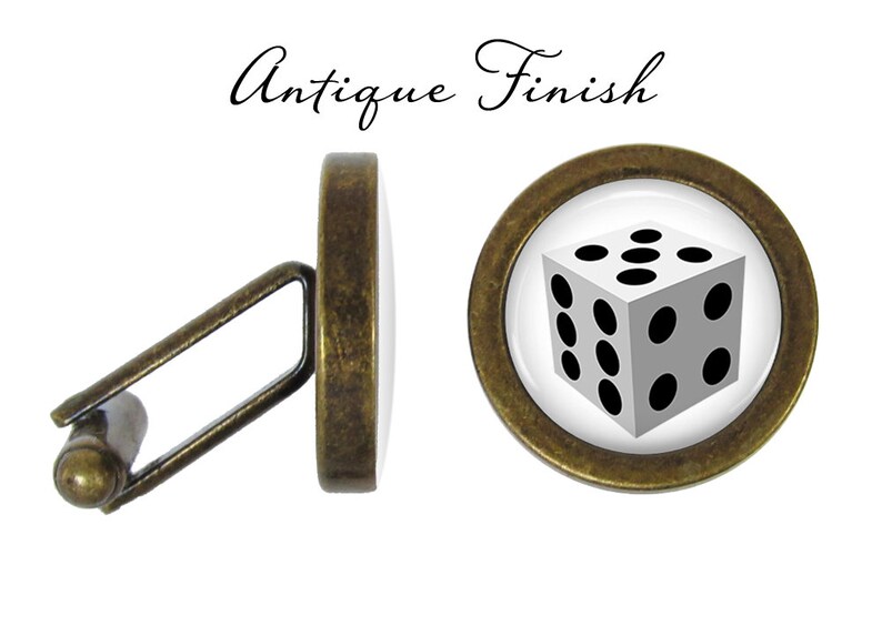 Casino Dice Cufflinks -gambler Cufflinks - Las Vegas Cuff Links- (pair ...