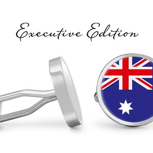 Australia Cufflinks Australian Flag Cuff Links (lifetime Guarantee ...