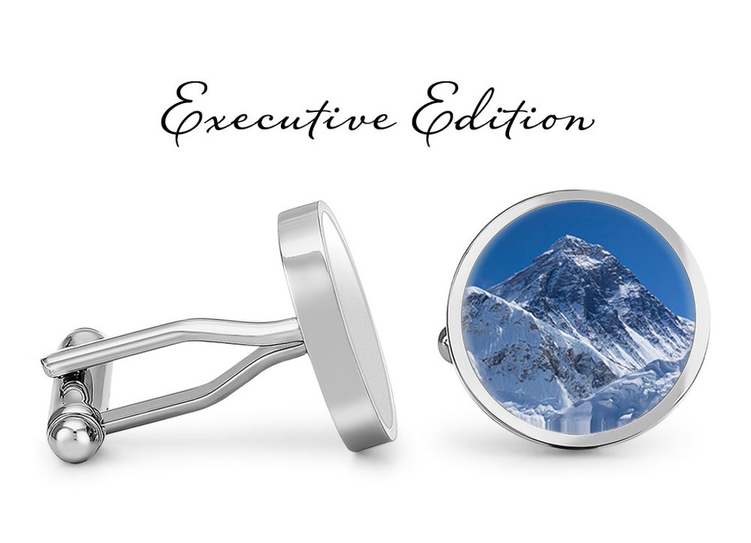 Mount Everest Cufflinks Everest Mountain Climbing Cuff Links ...