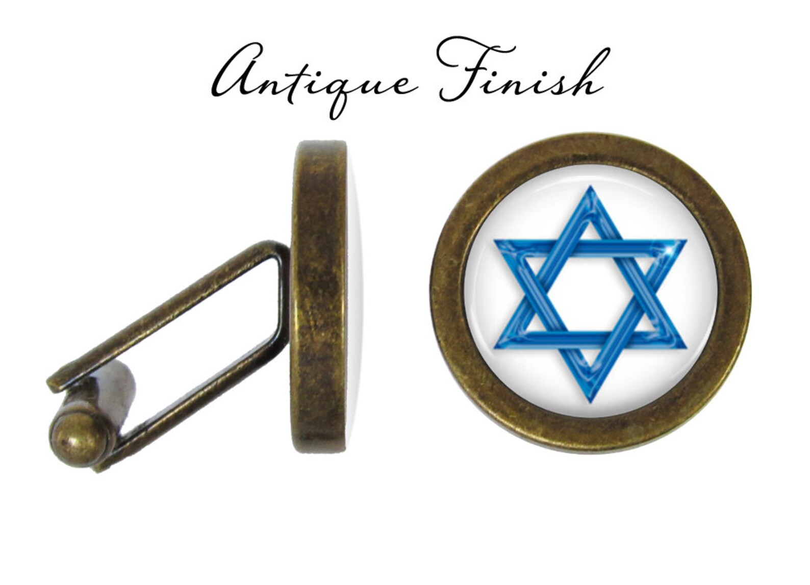 Star of David Cufflinks - Star Cuff Links - Jewish Cufflinks ...