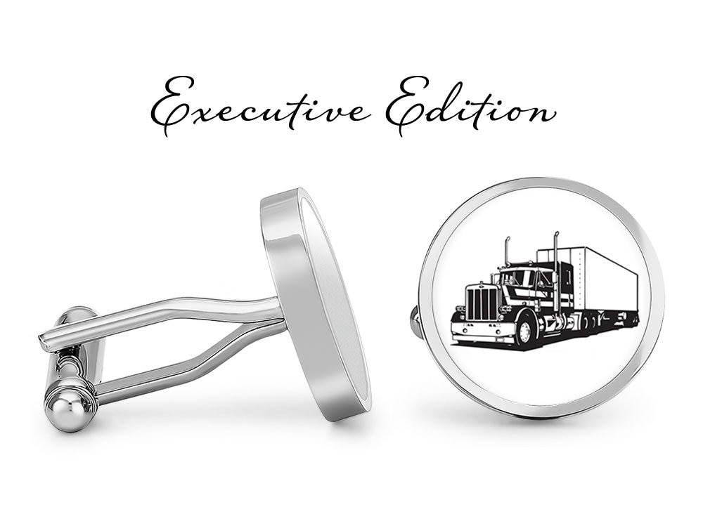 Big Rig Cufflinks - Trucker Cufflinks - Truck Driver Cuff Links - 18 ...