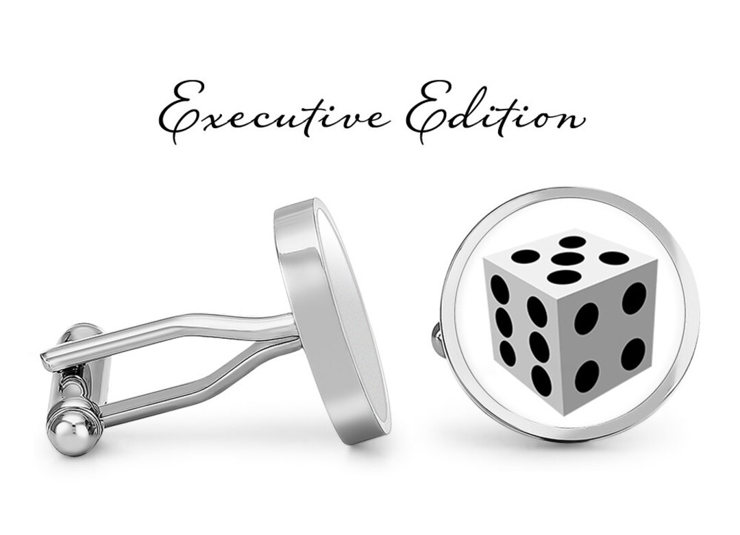 Casino Dice Cufflinks -gambler Cufflinks - Las Vegas Cuff Links- (pair ...