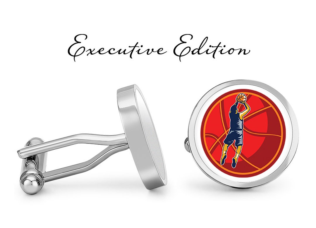 Boutons de manchette de joueur de basket-ball - Boutons de manchette de ...