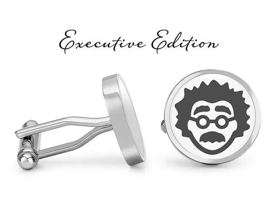 Albert Einstein Cufflinks Einstein Cuff Links Scientist | Etsy