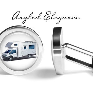 RV Cufflinks - Motorhome Cufflink - Camper Cuff Links - Travel Trailer ...
