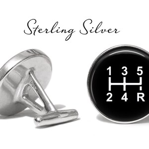 Shift Knob Cufflinks - 5 Speed Shifter Cuff Links - Gearshift Cufflink - Car Cuff Link (pair ...