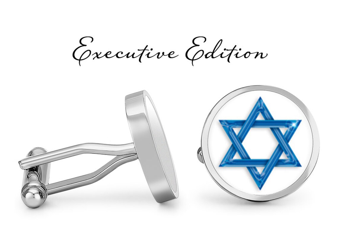 Star of David Cufflinks - Star Cuff Links - Jewish Cufflinks ...