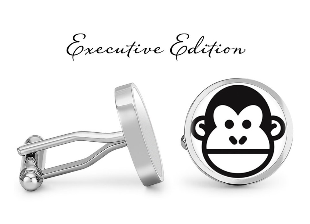 Monkey Cufflinks Monkeys Cuff Links (lifetime Guarantee) S2013 - Etsy