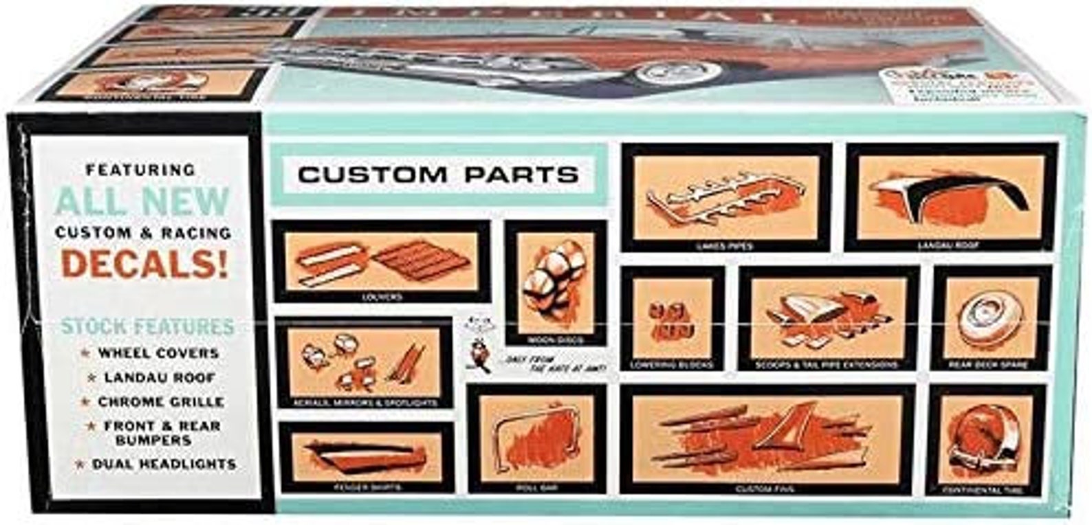 1959 Chrysler Imperial 1:25 Scale AMT Model Kit in Tin Box - Etsy
