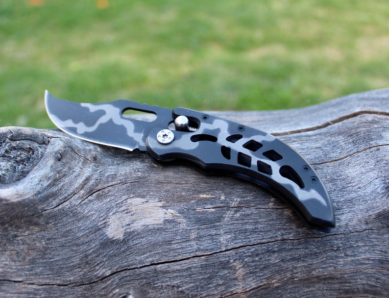 Folding Pocket Knife. 6 Tactical Camp Safari Folder Hunting - Etsy