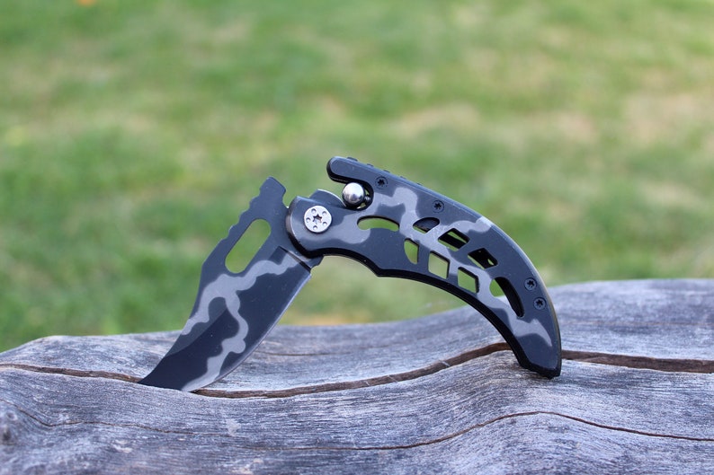 Folding Pocket Knife. 6 Tactical Camp Safari Folder Hunting - Etsy