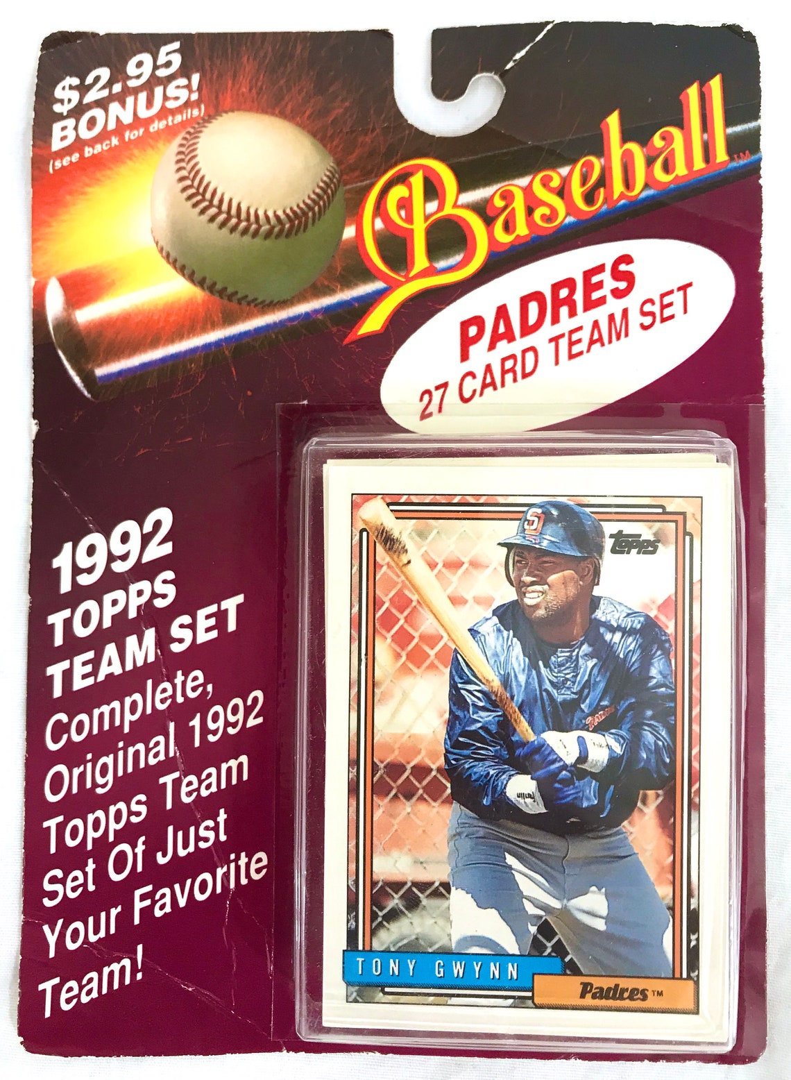 1992 Topps 27 Baseball Cards San Diego Padres New Sealed B31 | Etsy