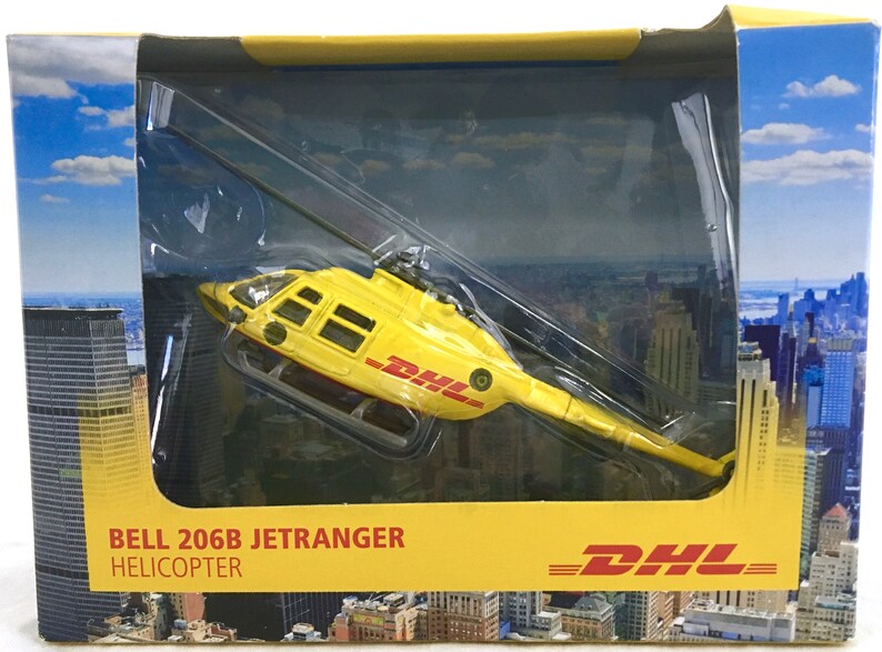 Bell 206B Jetranger Helicopter DHL Die-cast Daron B20 | Etsy