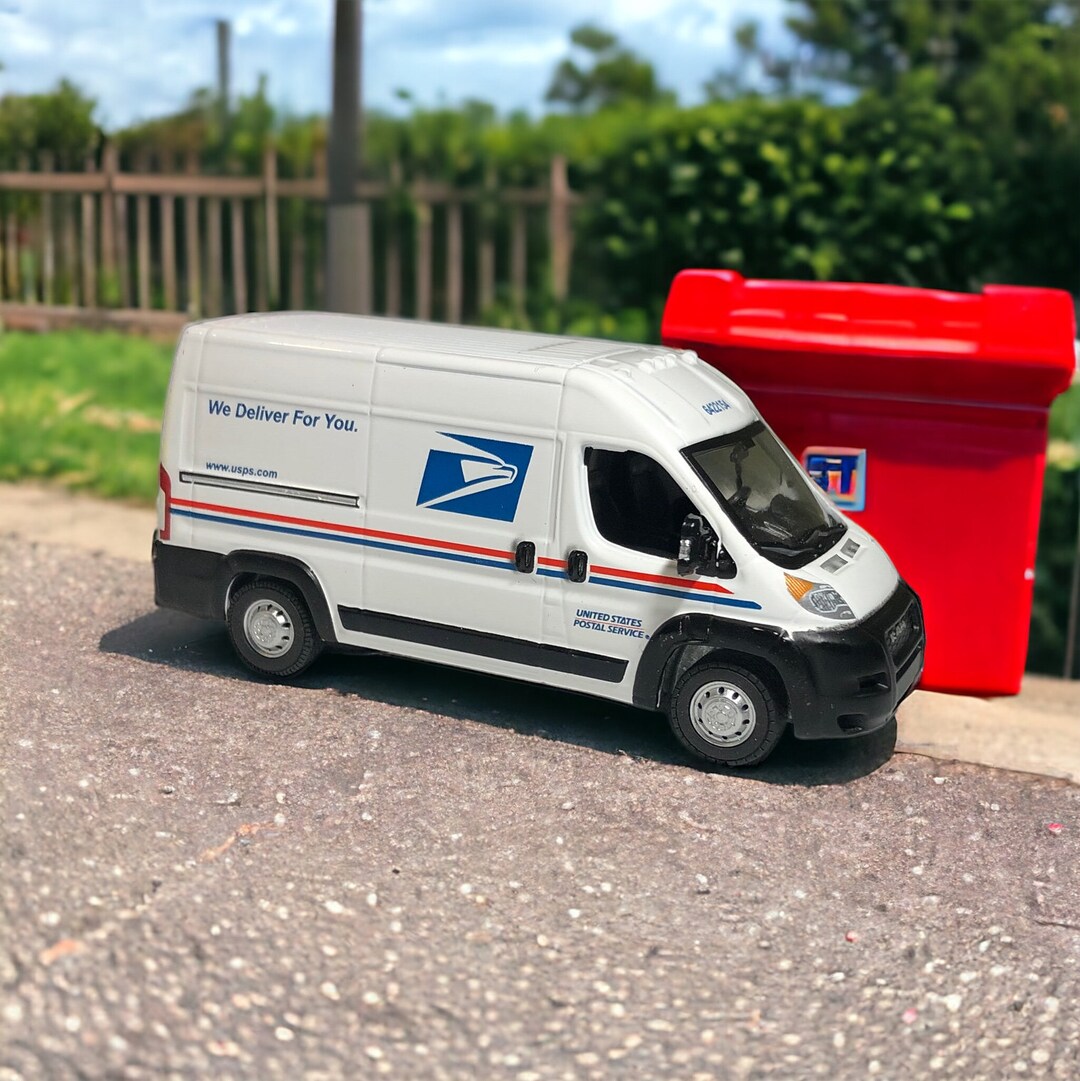 Dodge Ram Pro-master USPS Delivery Truck 1:64 Diecast Scale Metal A23 ...